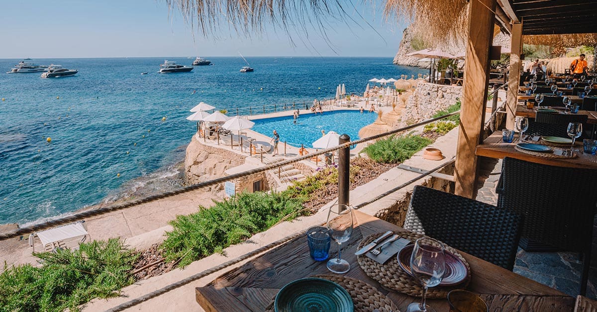 Restaurant with sea views in Mallorca | Gran Folies